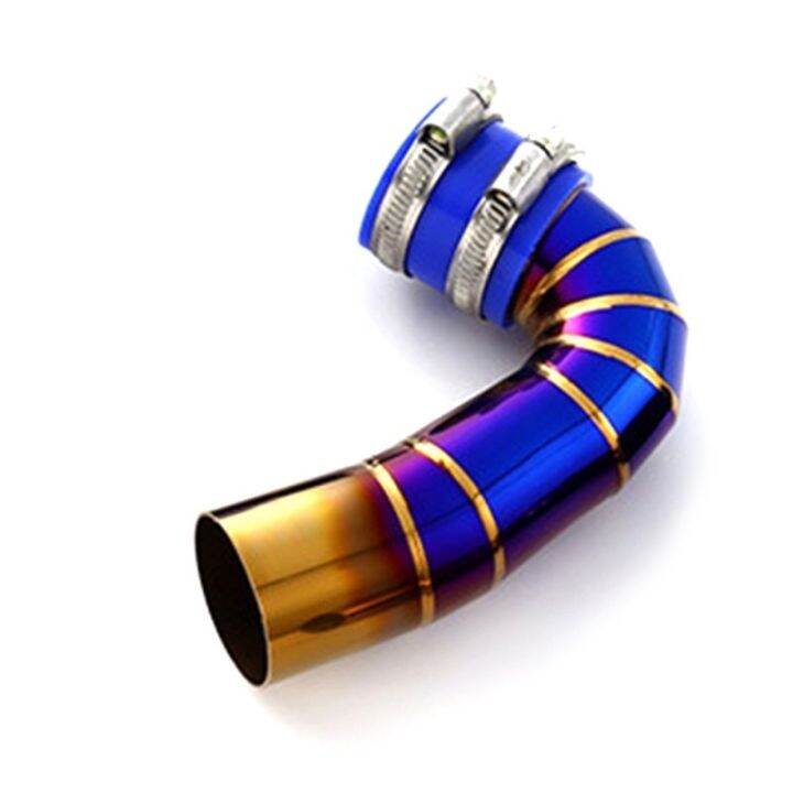 Titanium HONDA Wave125 Motorcycle Intake Tube Stainless Steel Bluing ...