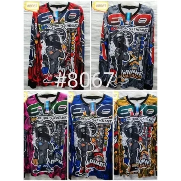 evo longsleve riders pang motor RANDOM PRINT | Lazada PH