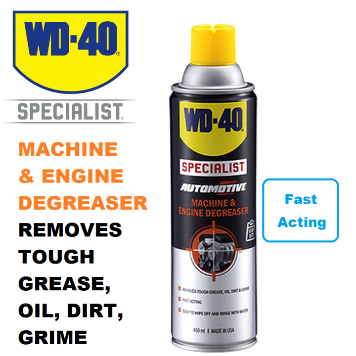 WD-40 SPECIALIST® MACHINE & ENGINE DEGREASER 450ML | Lazada