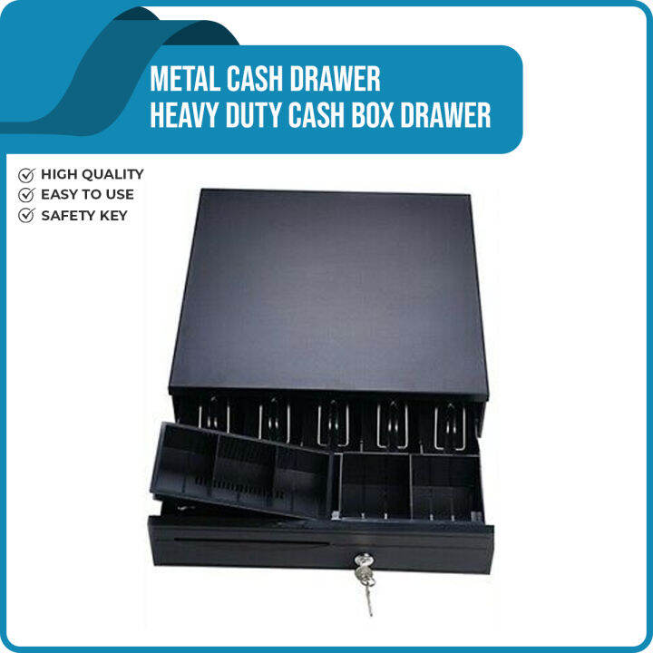 POS Cash Box Drawer Manual Automatic POS System 5/4 Bills 5 Coins ...