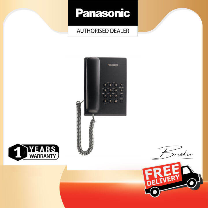PANASONIC TS500 CORDED PHONE WALL MOUNTABLE KX-TS500MLB | Lazada
