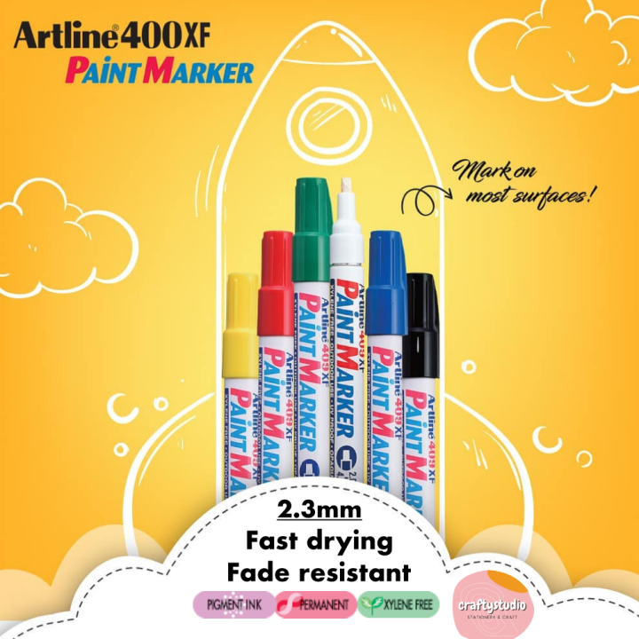 Artline Paint Marker (EK-400XF), Paint Marker Pen | Lazada