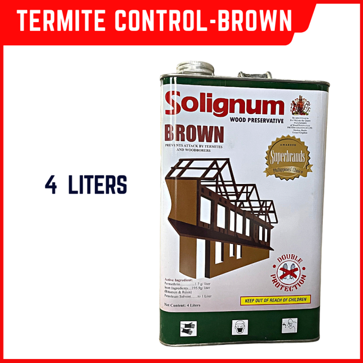 Solignum Wood Preservative Brown 1 Gallon (TCBSG) | Lazada PH