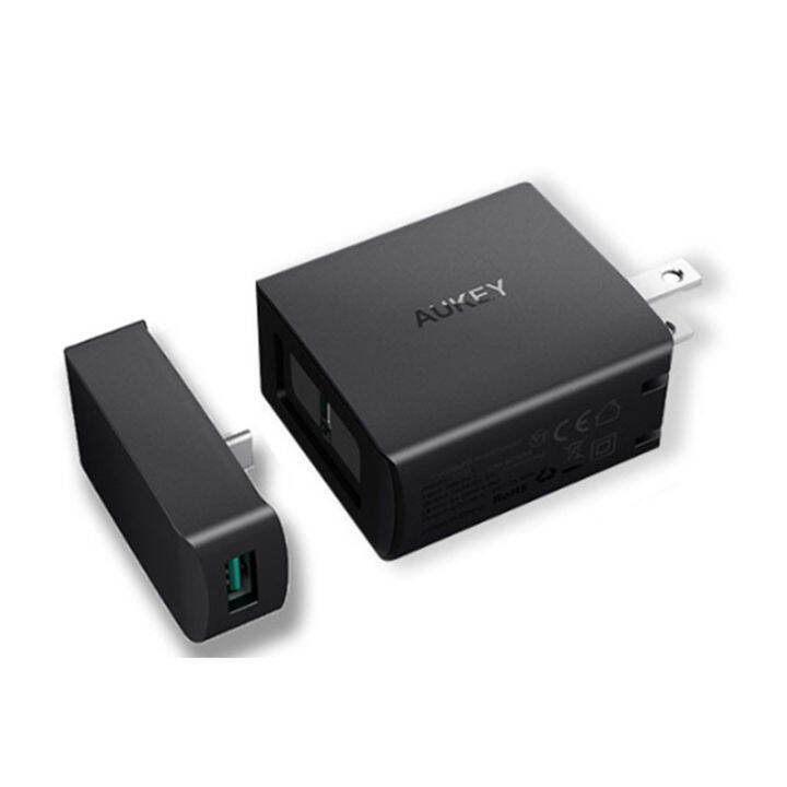AUKEY PA-Y7 US ปลั๊กที่ชาร์จเร็ว PD 2.0,พร้อม3พอร์ต USB C หรือที่ชาร์จ ...