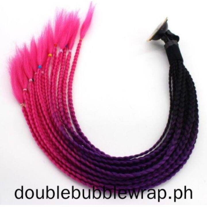 Alan motorcycle 60cm Decorate Gradient Ramp Helmet Braids Ponytail ...