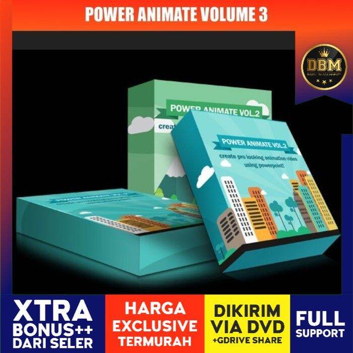 POWER ANIMATE VOLUME 3 - PowerPoint Template | Lazada Indonesia