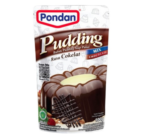Pondan Pudding Cokelat 100gr Bubuk Puding Siap Pakai | Lazada Indonesia