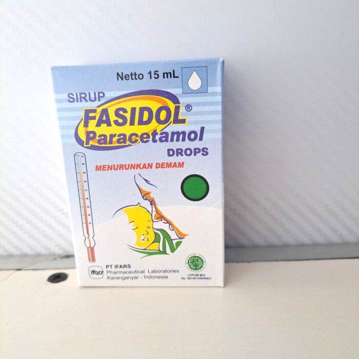 FASIDOL paracetamol drop drops 15ml sirup obat demam turun panas bayi ...