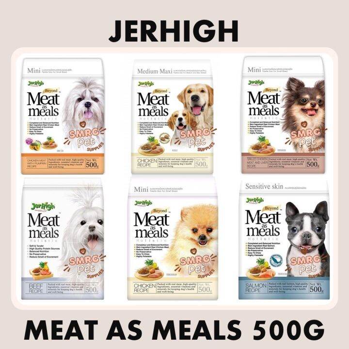Jerhigh Meat as Meals Holistic Mini Pack Dry Dog Food 500g Beef ...