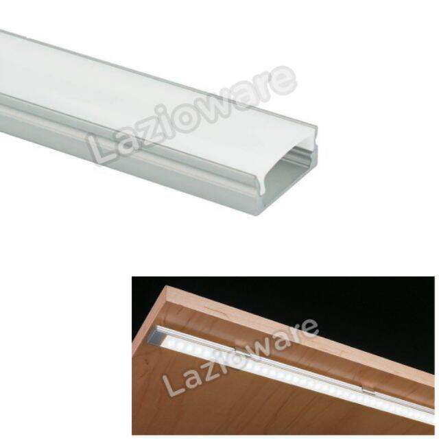 (1m1.5m2m) LED strip light aluminium U channel profile track rail ...