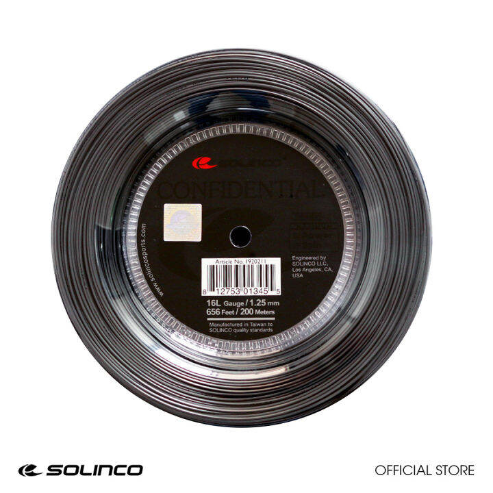 Solinco Tennis String Confidential Reel | Lazada PH