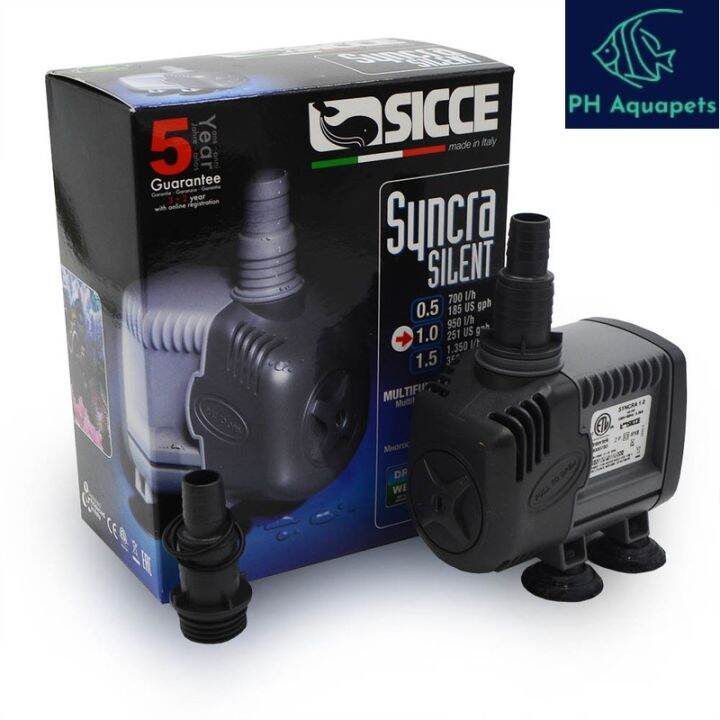 SICCE SYNCRA SILENT WATER PUMP 1.0 ( 950 L/H ) | Lazada