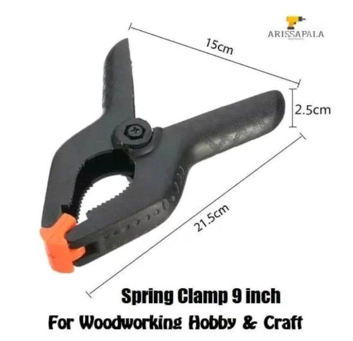 Spring Clamp Alat Penjepit Kayu Multiplek Pegas Klem Kayu Quick Clamp 9 ...