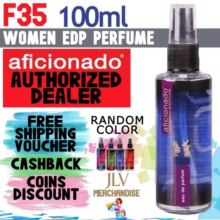 [JLV] Aficionado F35 100ml Women EDP Perfume Spray | Lazada PH