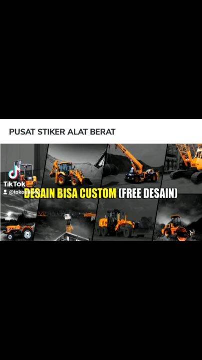 Stiker Cat D6D Caterpillar Sticker Alat Berat Dozer Caterpillar ...
