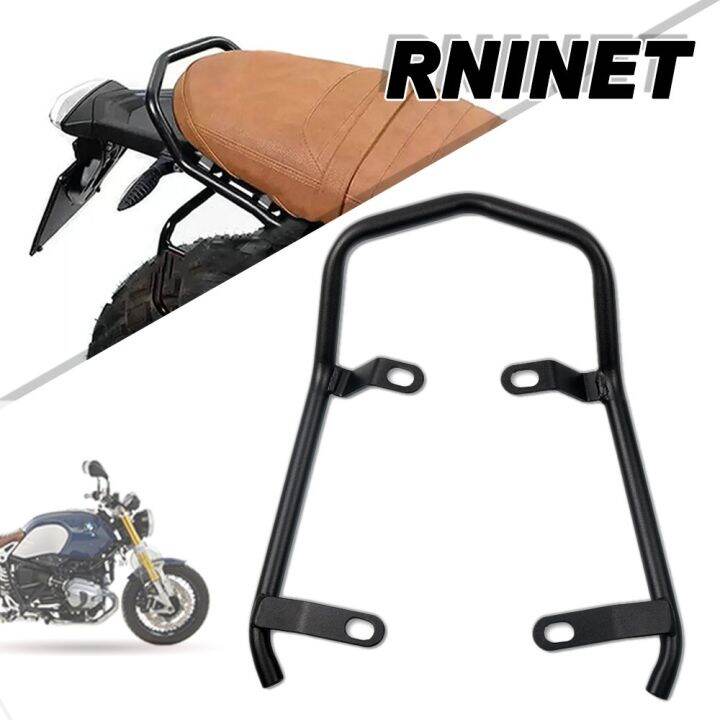 Motorcycle Rear Seat Luggage Carrier Rack Fender Saddlebag Cargo Shelf ...