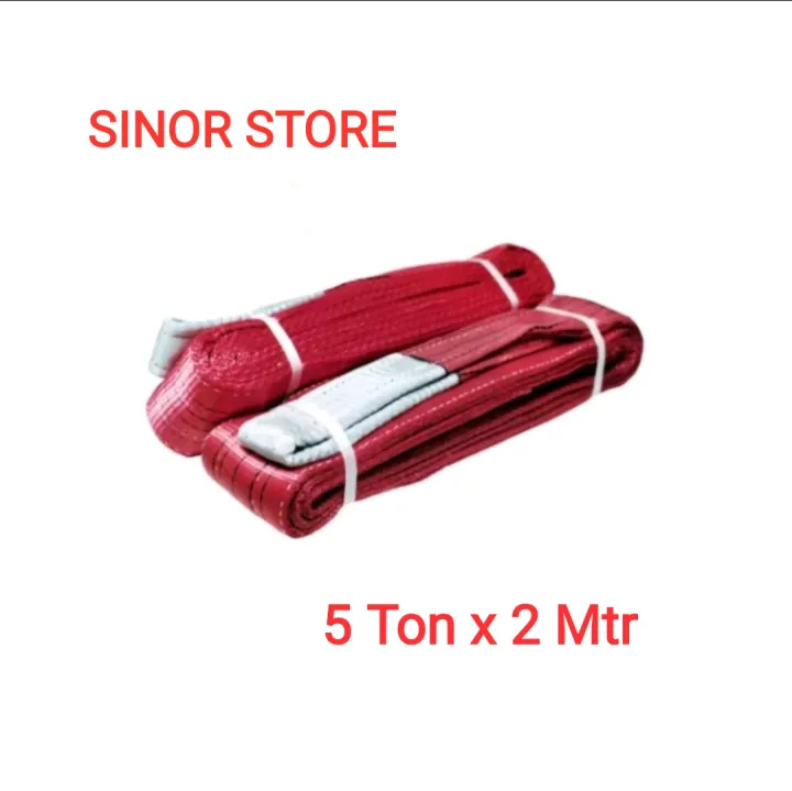 Webbing SLING 5 Ton x 2 Meter Tali Pengangkat Barang | Lazada Indonesia