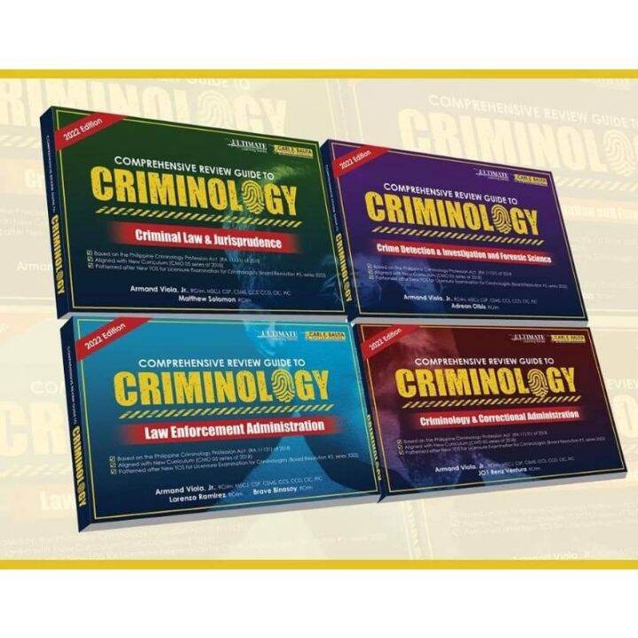 2022 NEW CURRICULUM CBRC CRIMINOLOGY REVIEWERS | Lazada PH