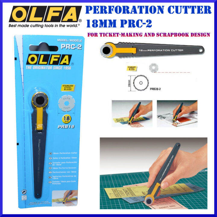 Original OLFA Perforated Cutter PRC-2 for Ticket Making and Scrap Book Making | Lazada PH