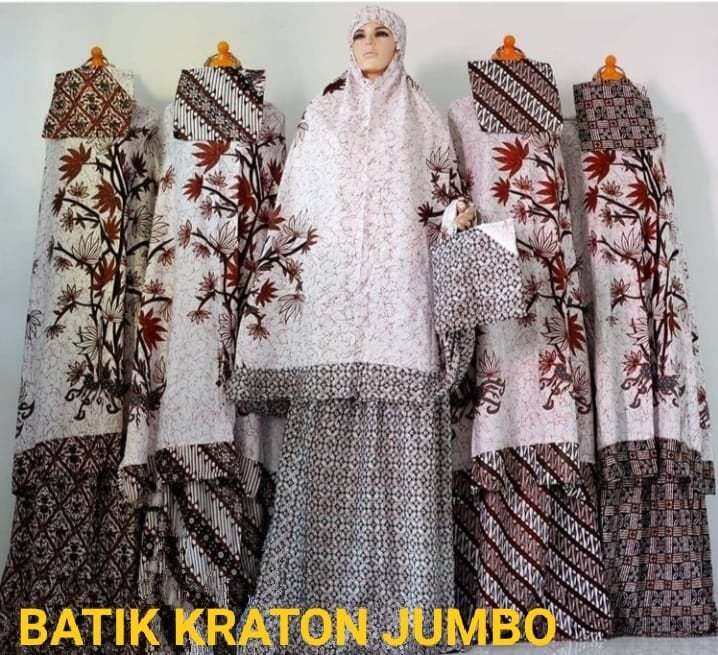 Mukena Batik Premium Super Jumbo Motif Batik Keraton | Lazada Indonesia