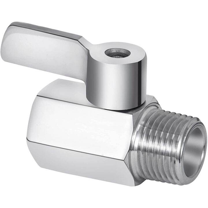Shower Head Shut Off Valve 304 Stainless Steel Mini Ball Valve Npt