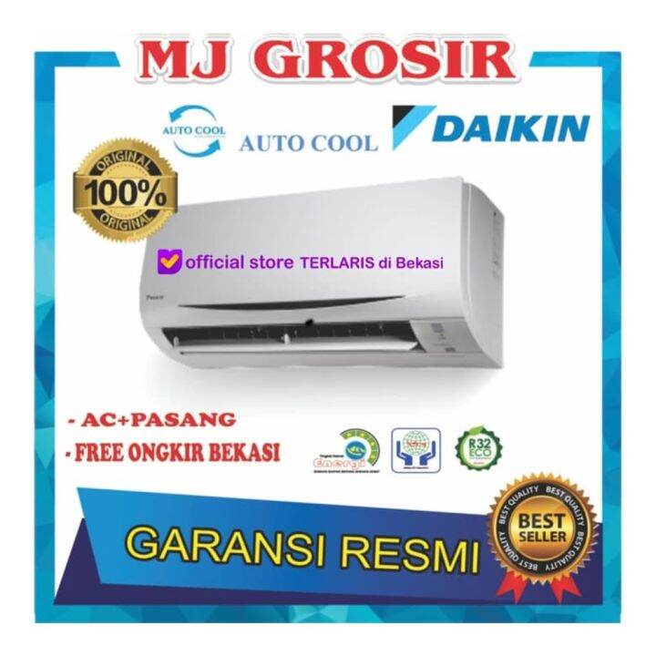 AC DAIKIN FTC 25 NV14 RC 1 PK + PASANG R32 STANDARD THAILAND LOW WATT ...