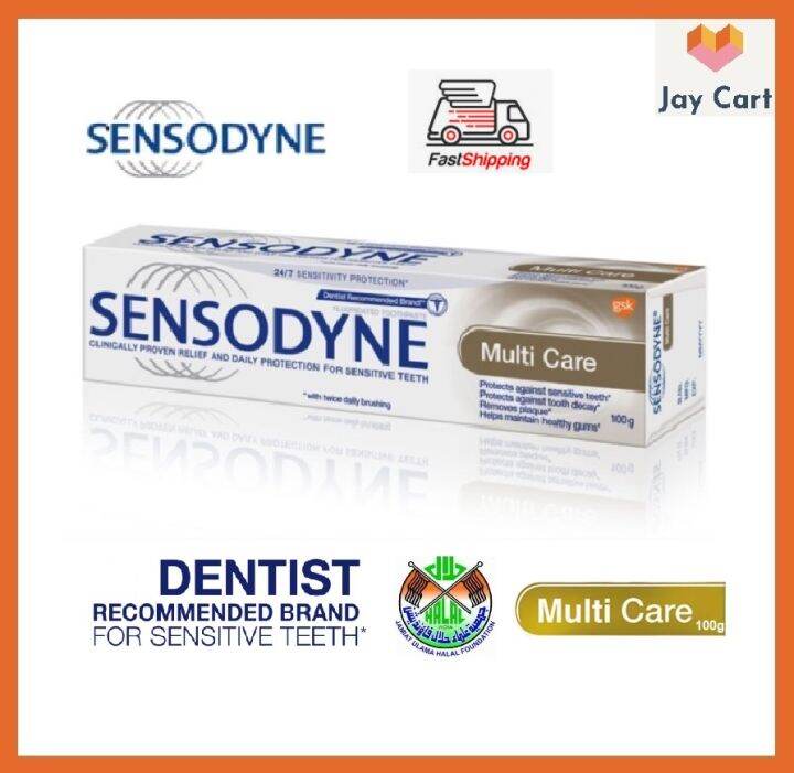 Sensodyne Multi Care Toothpaste [Exp 2023] 100g For Sensitive Teeth ...