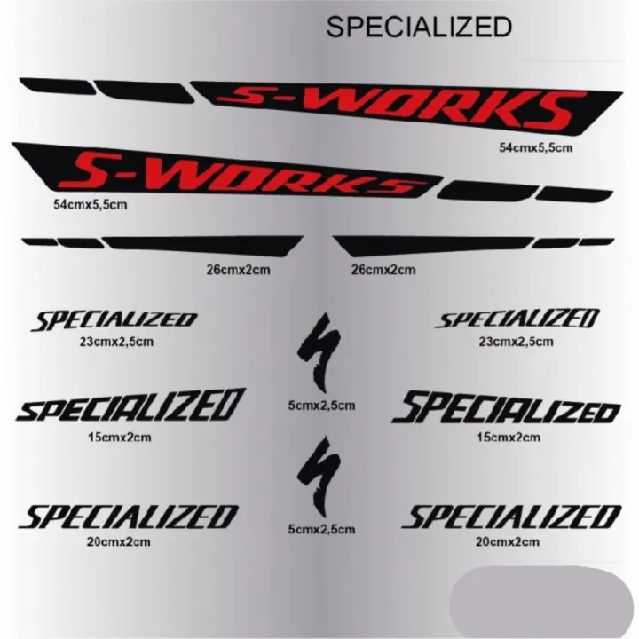 S-WORKS sd 8 road bike frame stickers diy personality modification ...