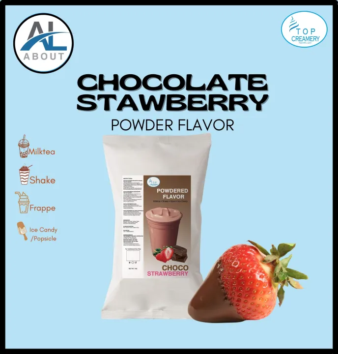 TOP CREAMERY CHOCOLATE STRAWBERRY FLAVORED POWDER 1KG | Lazada PH