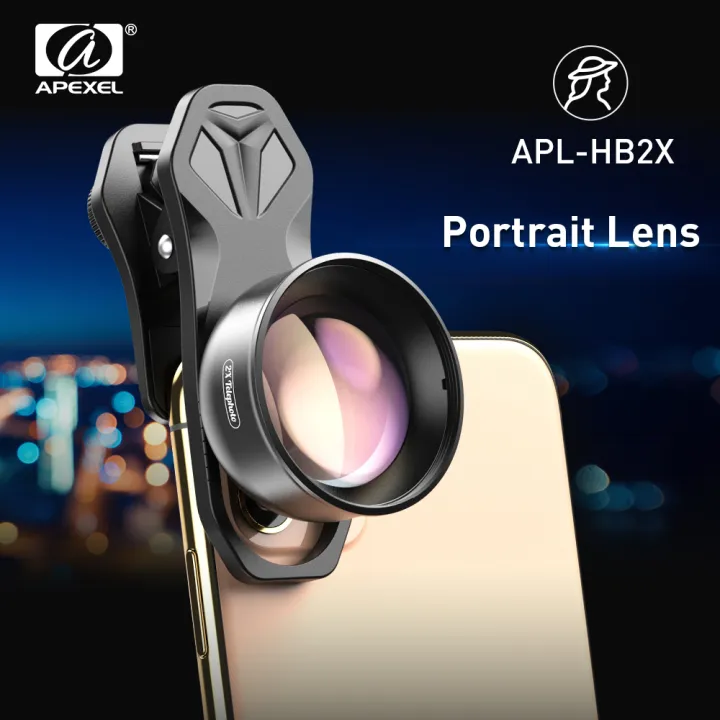 APEXEL HD 2X ephoto เลนส์ศัพท์กล้องเลนส์กล้องทรรศน์เลนส์ที่มี CPL ดาว ...