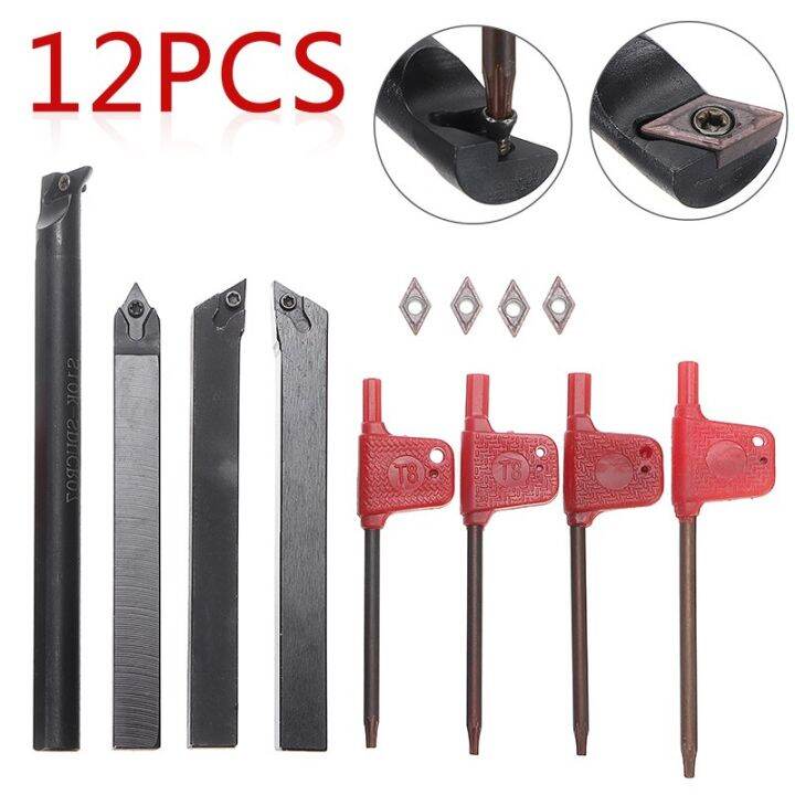 4Pcs S10K-SDUCR07 + SDJCR / L1010H07 + SDNCN1010H07 เครื่องกลึงบาร์ ...