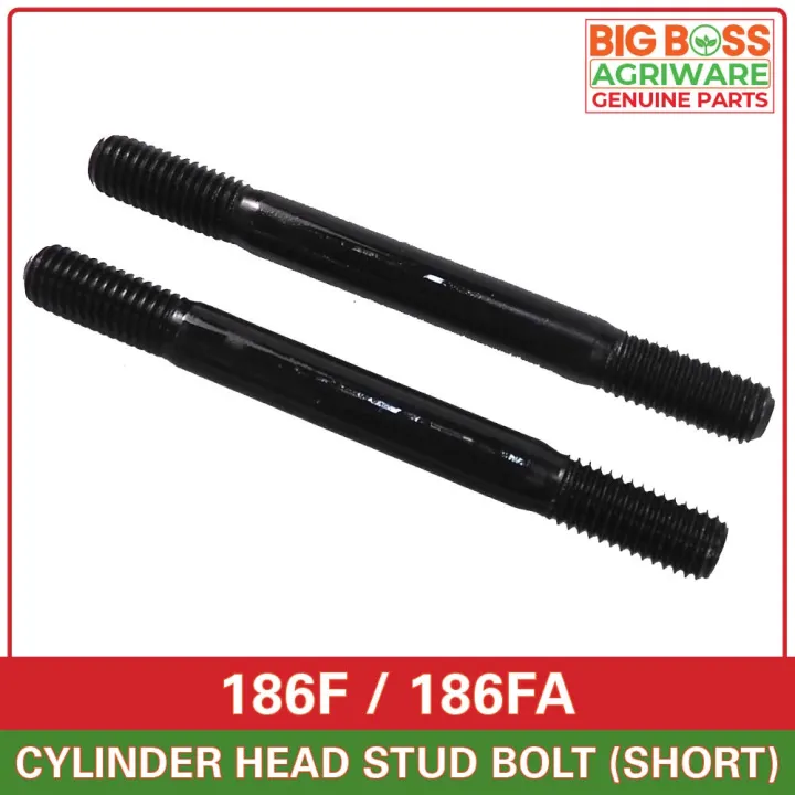 Big Boss Agriware Cylinder Head Stud Bolt Short [2 pcs] 186F (10hp ...