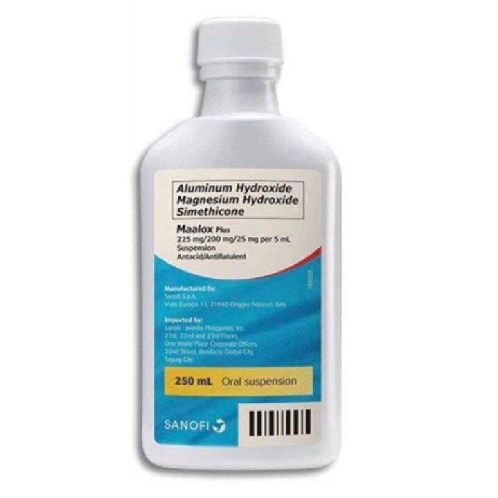 MAALOX Plus Antacid/Antiflatulent 250ml Oral Suspension | Lazada PH