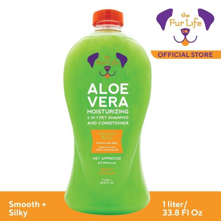 The new 2022 The Fur Life Co. Aloe Vera Moisturizing 2 in 1 Dog Shampoo ...
