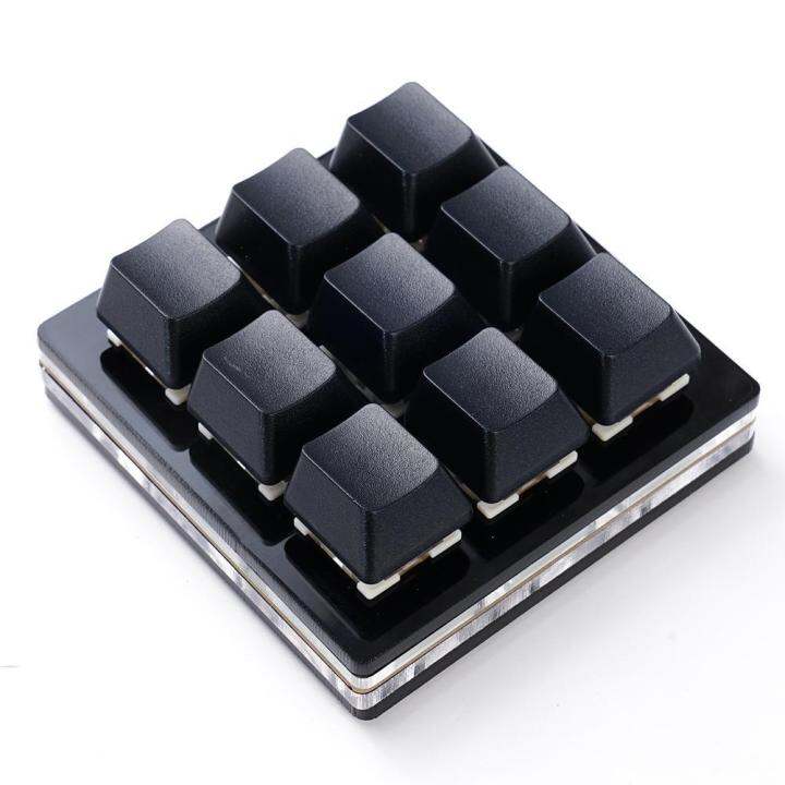 2/3/4/6/7/8/9/16 Keys Black Mini Keypad Numpad Mechanical Keyboard OSU Gaming Programming Custom ...