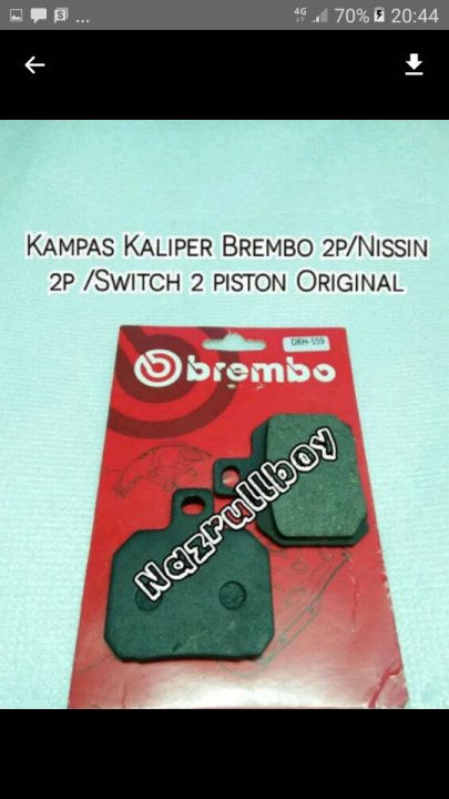 Kampas Rem kaliper 2 piston Brembo- Nissin- Switch- KTC | Lazada Indonesia