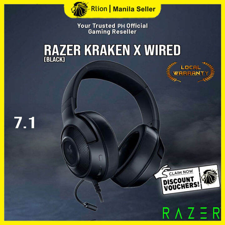 Razer Kraken X Multi-Platform Wired Gaming Headset Clear Sound and Accurate Positional | Lazada PH
