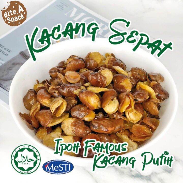 HALAL🌟Kacang Putih Ipoh Famous Kacang Sepat | Salted Broad Beans 200g ...