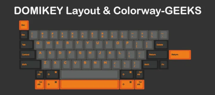 Domikey hhkb abs doubleshot keycap set dolch orange hhkb profile for ...