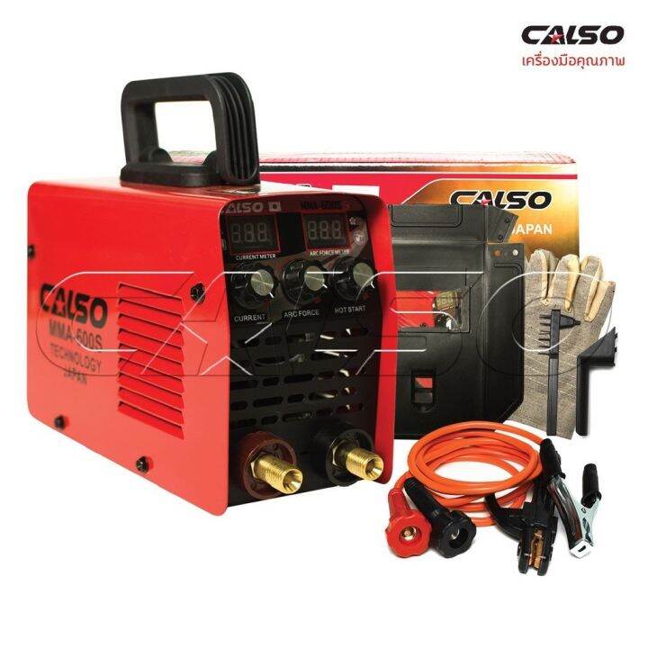 CALSO ตู้เชื่อมมินิ กระทัดรัด กำลังไฟแรง Inverter IGBT MMA-600S แสดงผล 2 หน้าจอ 3 ปุ่ม ตู้เชื่อม ...
