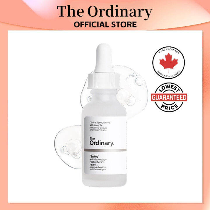 The Ordinary Buffet Multi-Technology Peptide Serum anti aging Essence ...