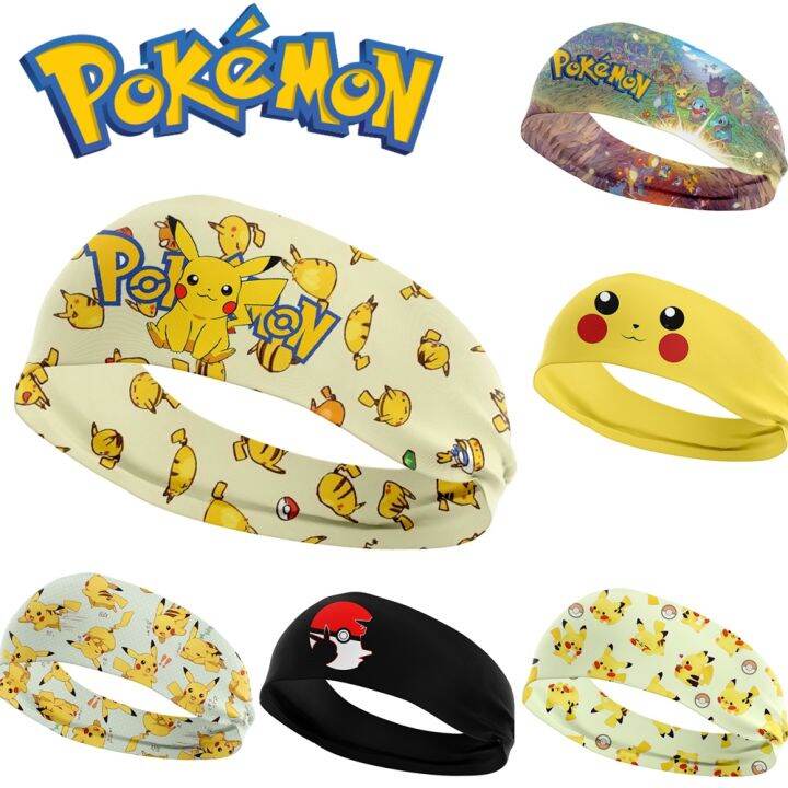 2022 Pokemon sweat wide-brimmed high elastic hair bandana peripheral ...