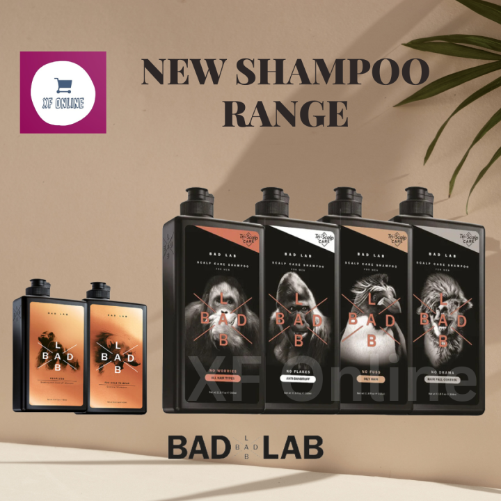 BAD LAB Scalp Care Shampoo 350ML [No Flakes / No Worries / No Fuss / No ...