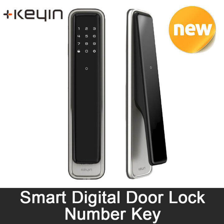 KEYIN Korea KEYIN-L Smart Digital Door Lock Number Key Push Pull IOT ...