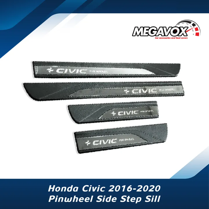 Honda Civic 2016-2022 Pinwheel Side Step Sill | Lazada PH