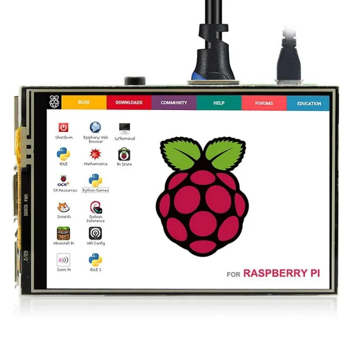 Elecrow Raspberry Pi 3 Display 3.5นิ้ว480*320ระบบสัมผัส Tft หน้าจอสี16 ...