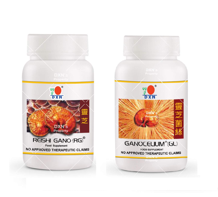 DXN Reishi Gano (RG) & Ganocelium (GL) Food Supplement Capsule ( 30 ...