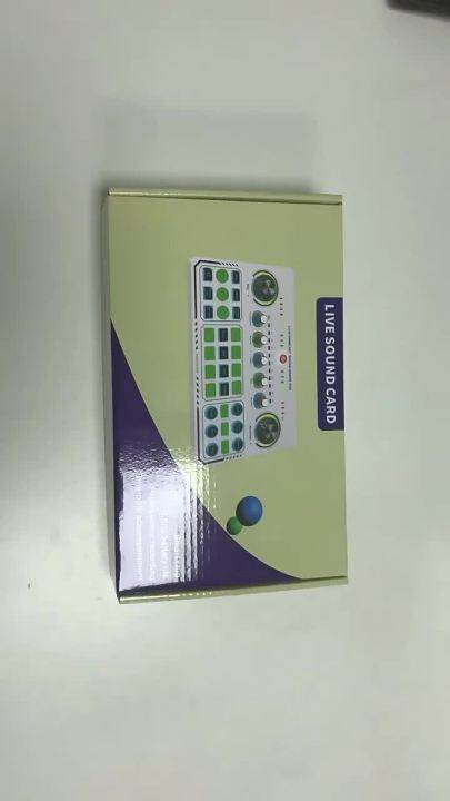 x50 English Sound Card Professional Singing Live Streaming Equipment ...