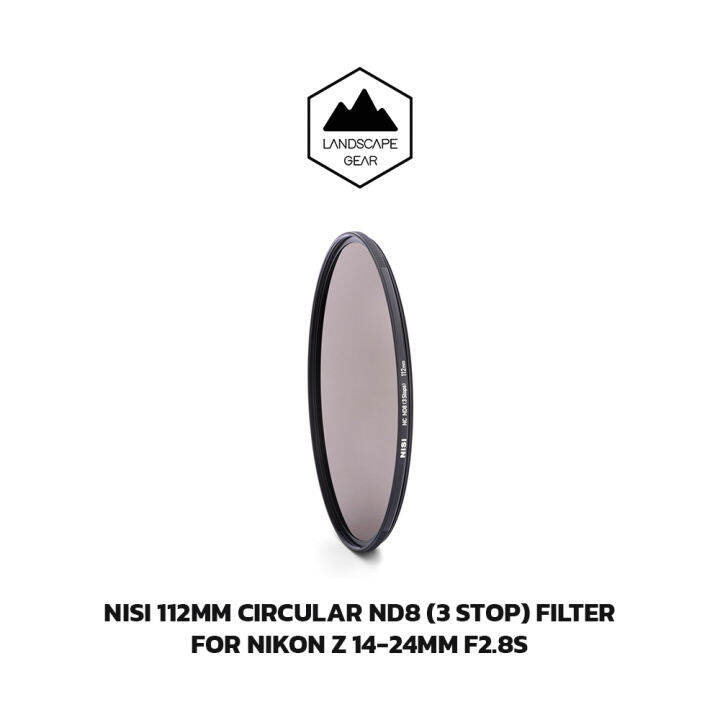 NiSi 112mm Circular NC ND8 (3 Stop) Filter for Nikon Z 14-24mm f/2.8S ...