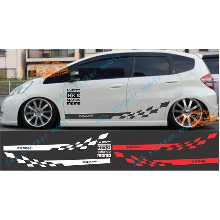 stiker sticker Mobil Cutting Costum mugen Untuk Jazz Datsun Agya Innova ...